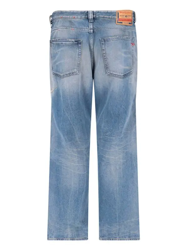 DIESEL® Straight Jeans "2024 D-macs 09n30 - Blue