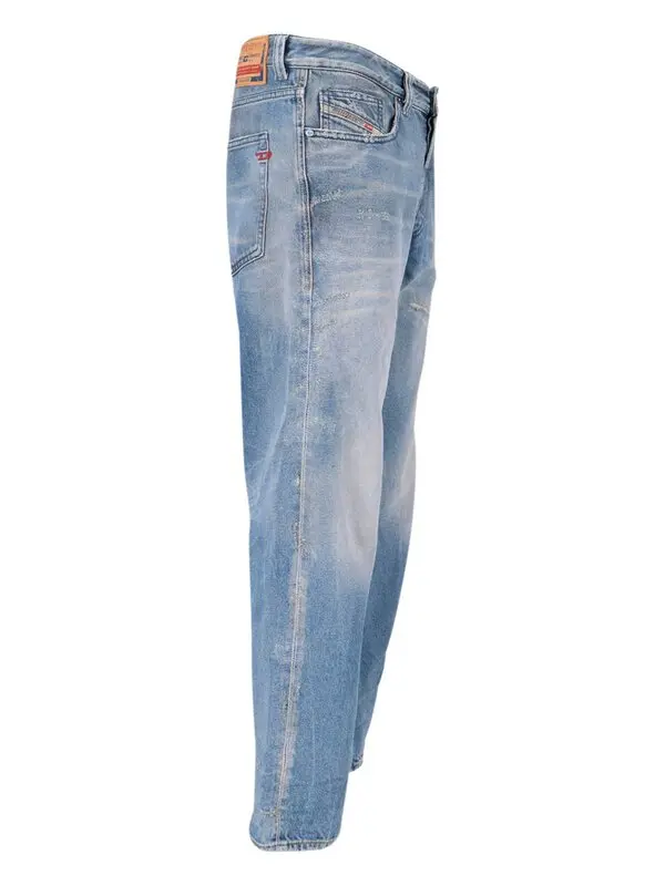 DIESEL® Straight Jeans "2024 D-macs 09n30 - Blue