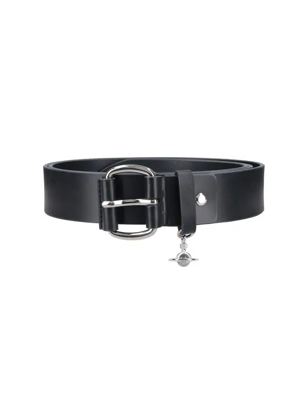VIVIENNE WESTWOOD Wide Alex Charm Belt - Black