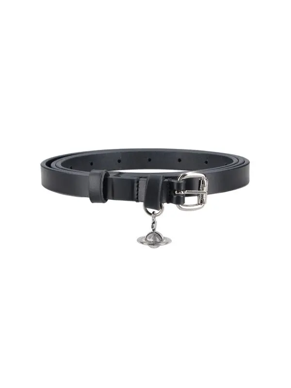VIVIENNE WESTWOOD Mini Alex Charm Belt - Black