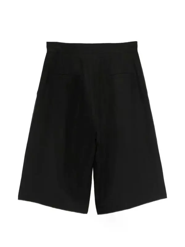 Liu Jo Logo Button Detail Shorts - Black