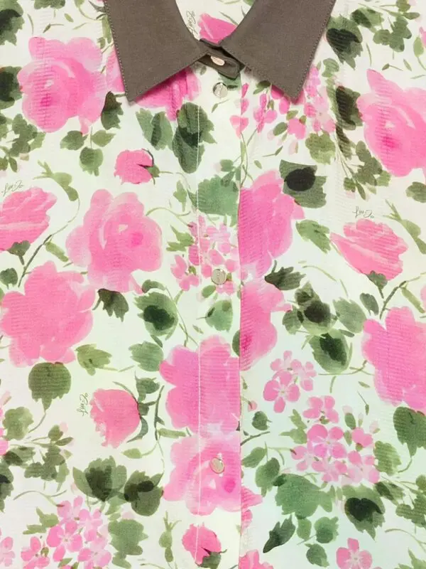 Liu Jo Floral Print Shirt - Neutrals