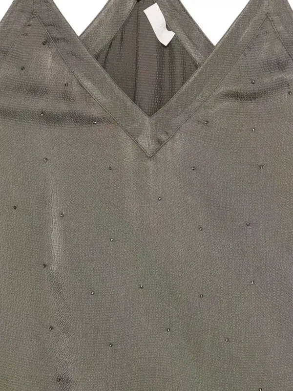 Liu Jo Embellished V-neck Top