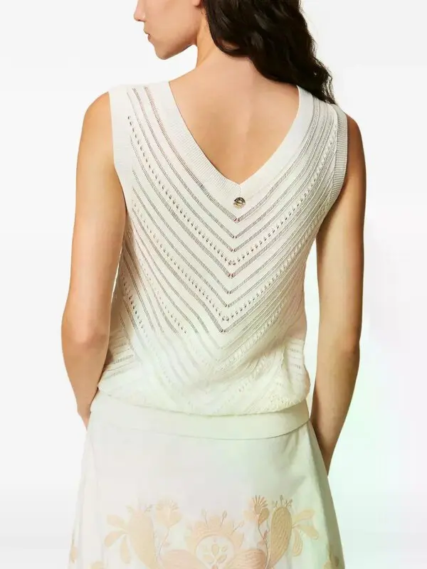 TWINSET Pointelle Knit Top