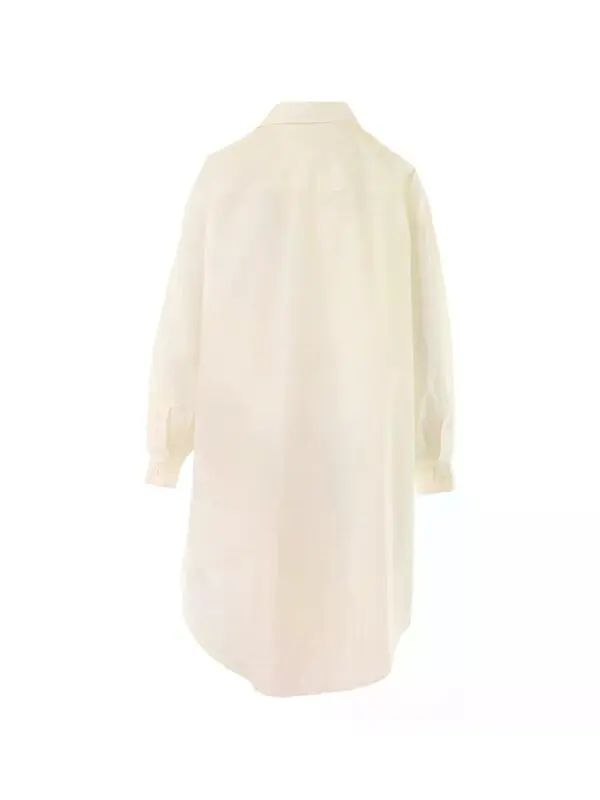 MAISON MARGIELA Long Sleeve Shirt Mini Dress