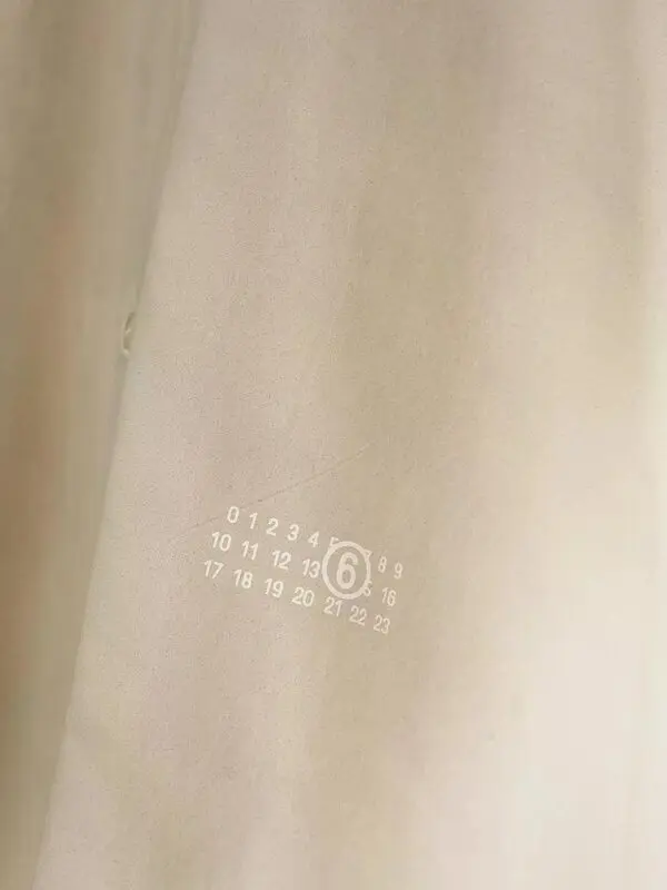 MAISON MARGIELA Long Sleeve Shirt Mini Dress
