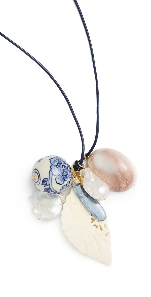Chan Luu Delft Charm Necklace - Multi
