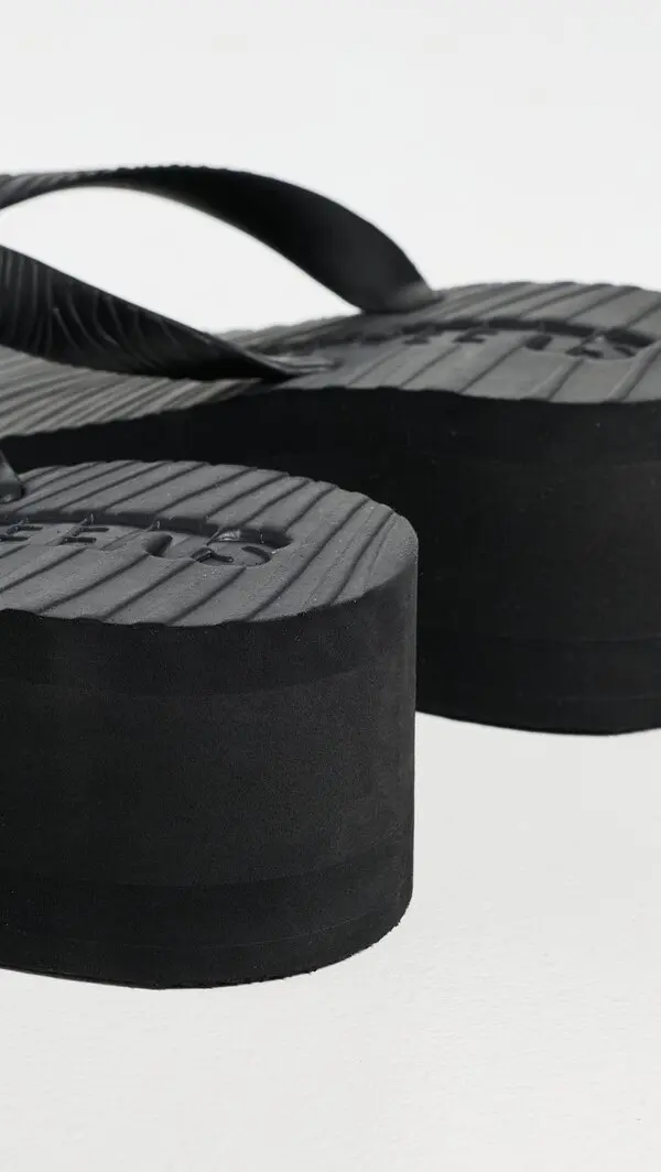 VELOUR High Platform Flip Flops
