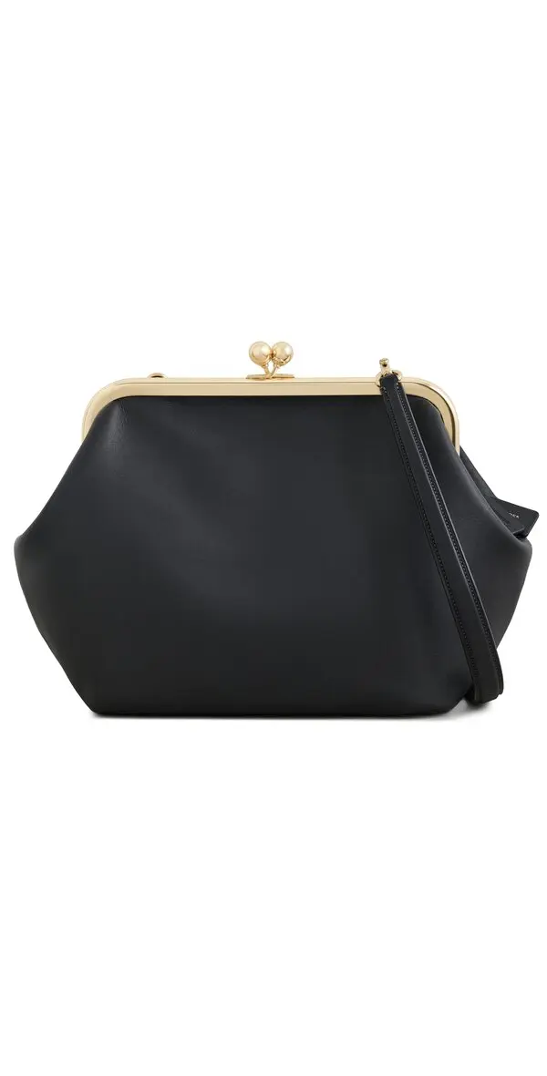 COACH Kisslock Frame 27 Shoulder Bag - Black