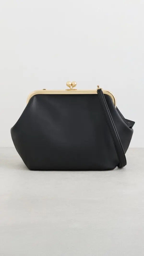 COACH Kisslock Frame 27 Shoulder Bag - Black