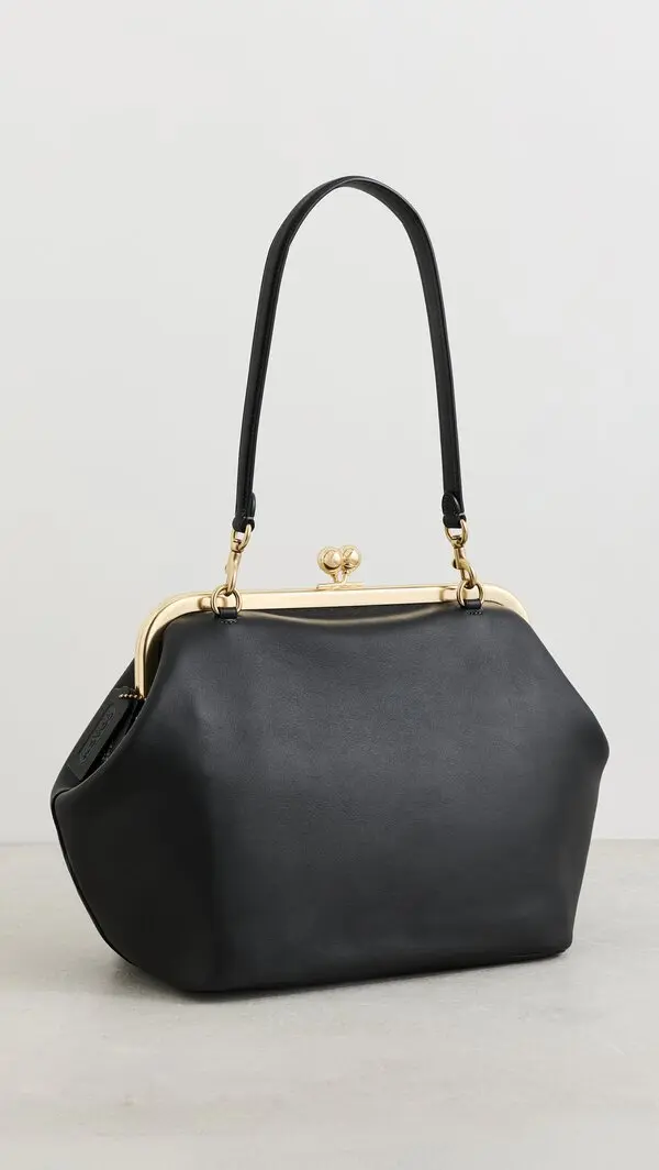 COACH Kisslock Frame 27 Shoulder Bag