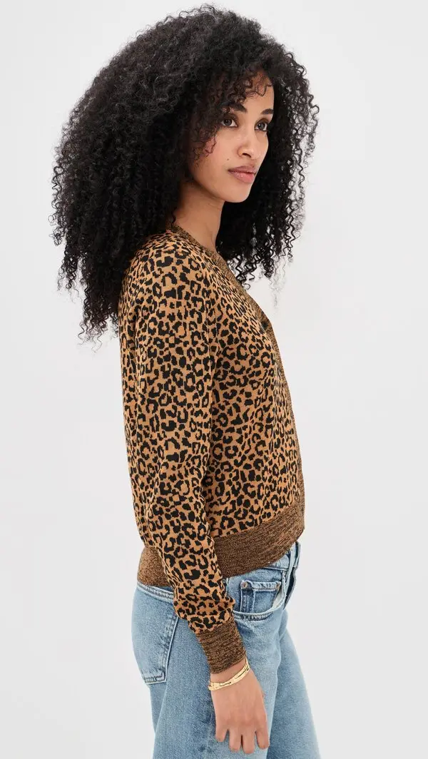 The Great. Shrunken V Neck Cardigan