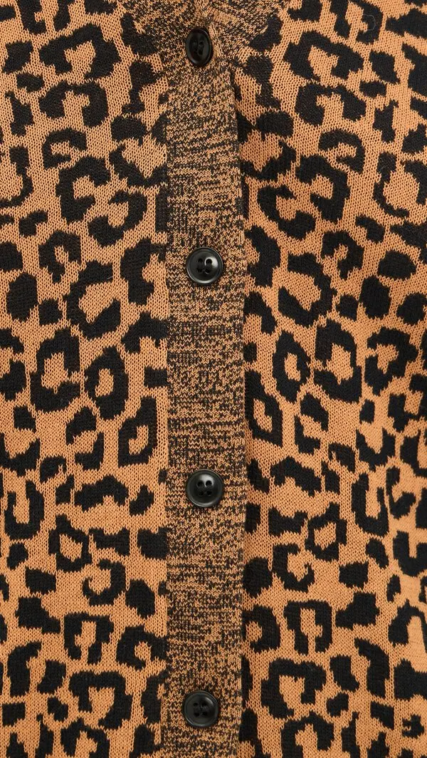 The Great. Shrunken V Neck Cardigan