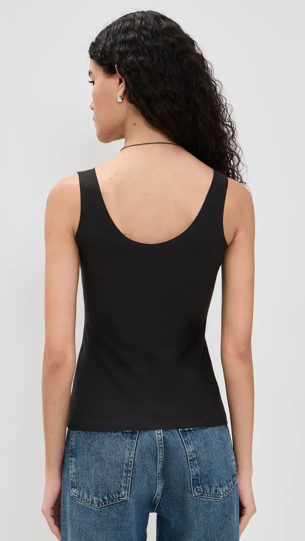Commando Cotton Tank - Black