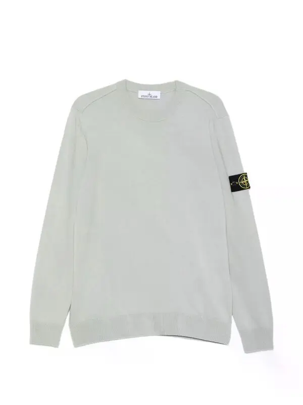 Stone Island Logo-patch Sweater - Grey