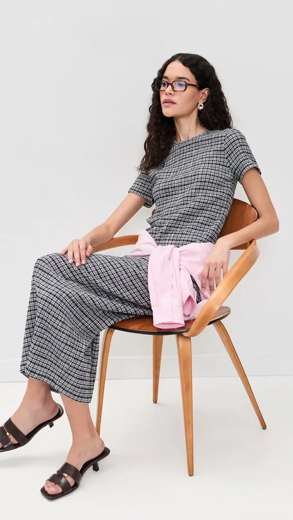 Vince Short Sleeve Crewneck Blouse