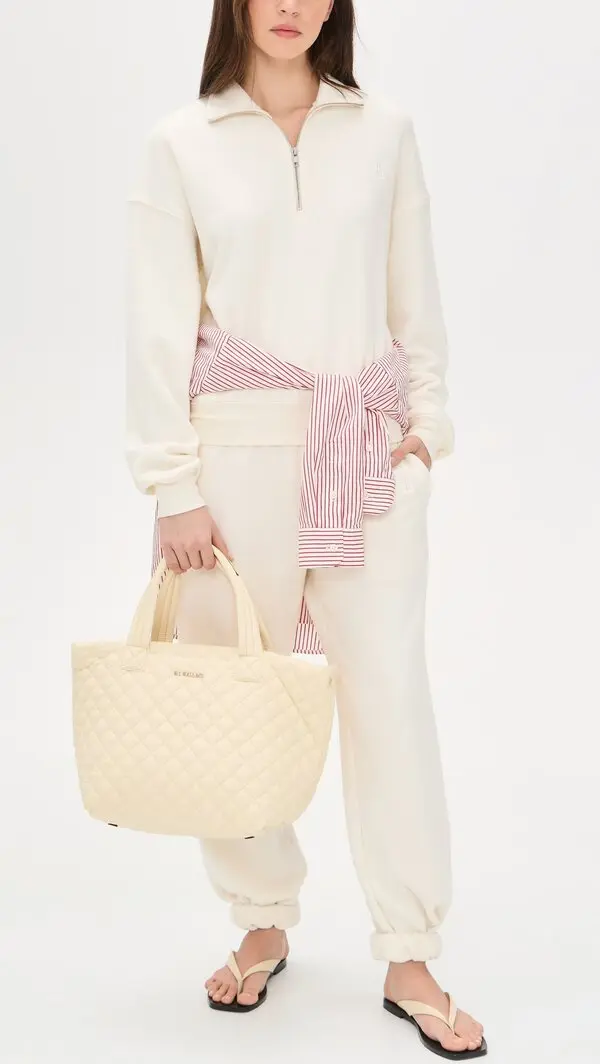 Mz Wallace Small Metro Deluxe Ii Tote - Chamomile