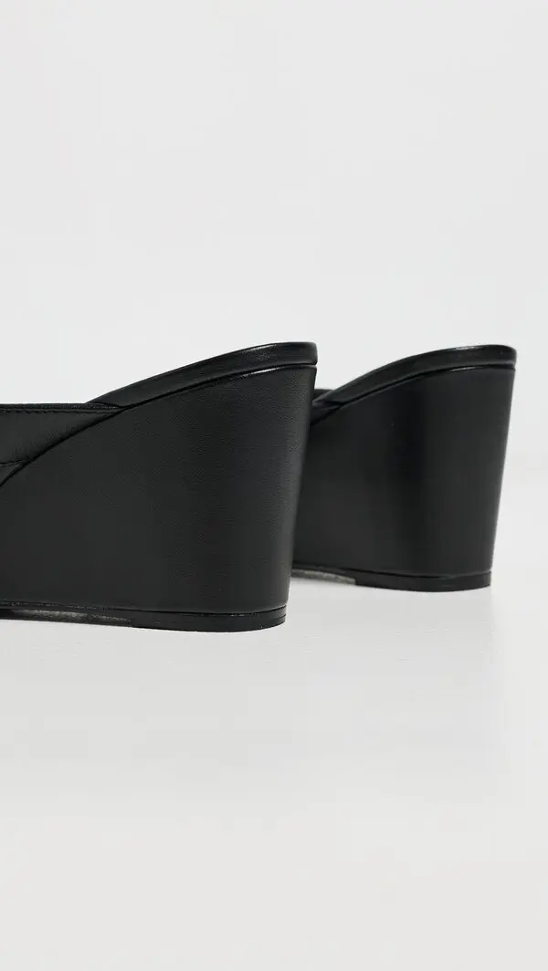 SIMONMILLER Soleil Wedges - Black/silver
