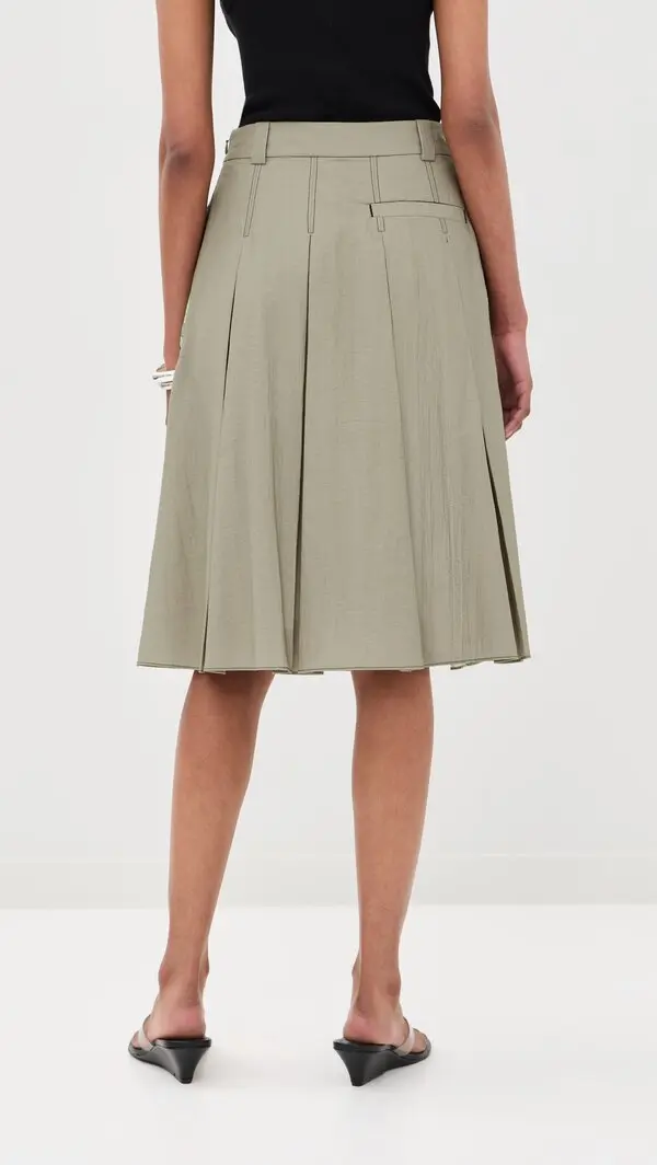 3.1 Phillip Lim Pleated Knee-length Skirt