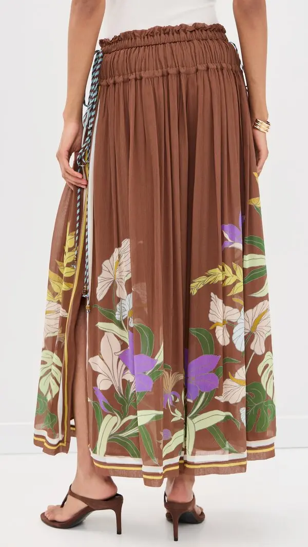 ALEMAIS Alfie Ruched Pants - Chocolate
