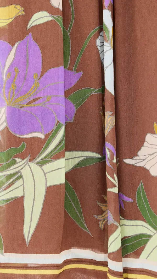 ALEMAIS Alfie Ruched Pants - Chocolate