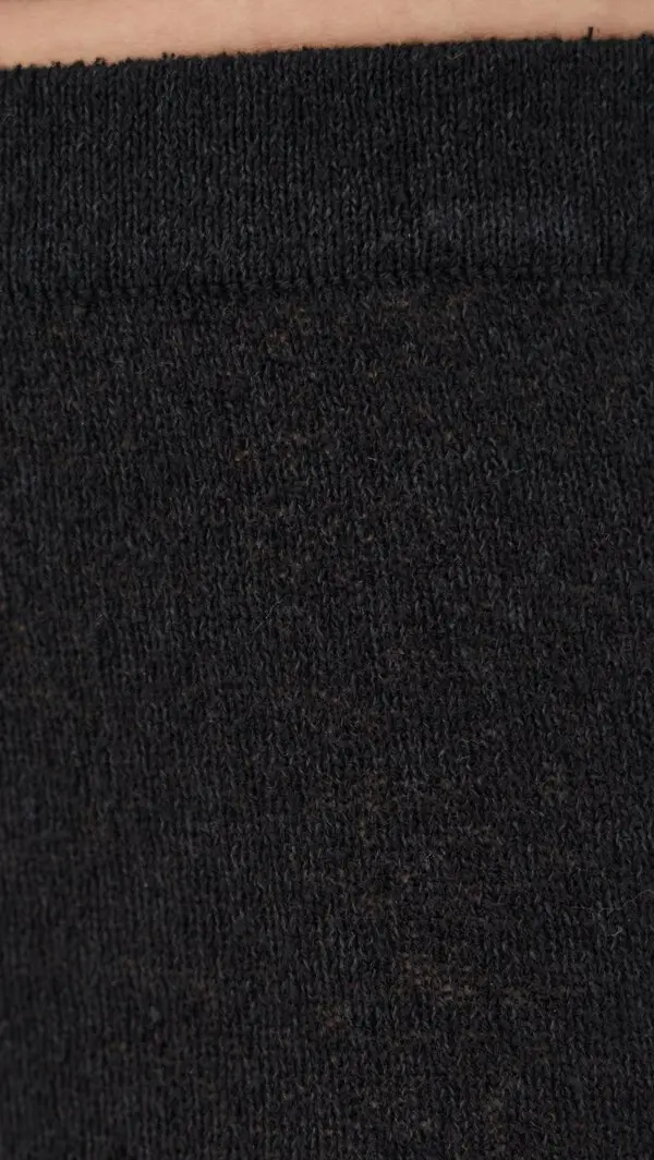 Co Pleated Flare Hem Knit Skirt