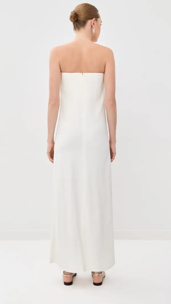 Co Strapless Maxi Dress - Ivory