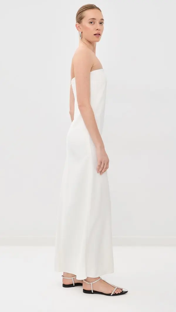 Co Strapless Maxi Dress - Ivory