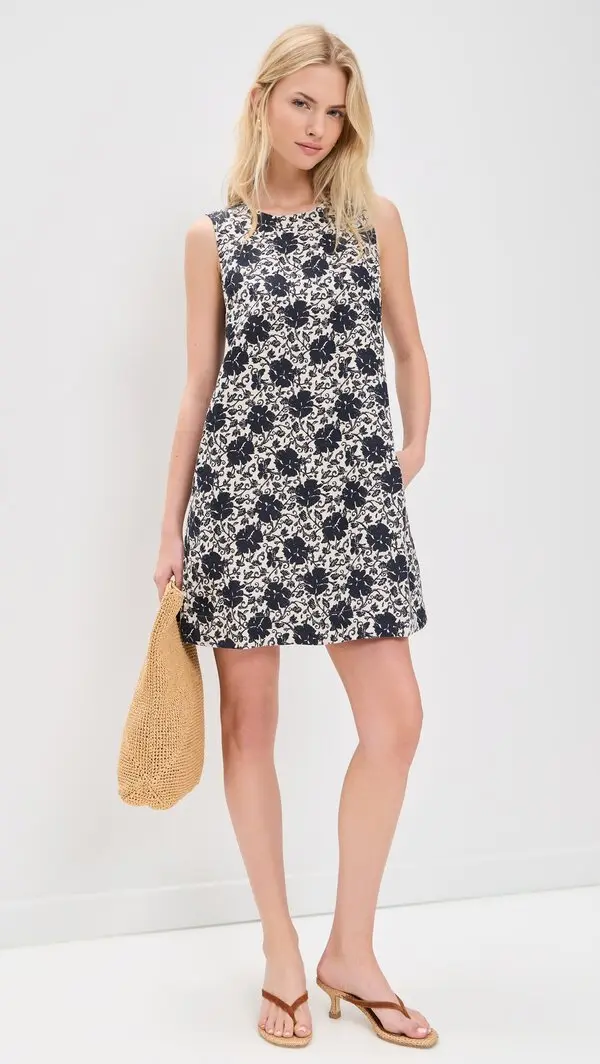 Madewell Mini Shift Dress - Navy