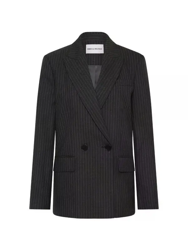 Rebecca Vallance Harri Pinstripe Double-breasted Blazer