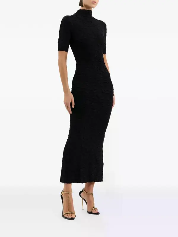 Rebecca Vallance Dayton Mock-neck Midi Dress