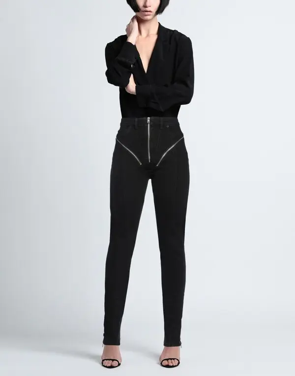 MUGLER Skinny Jeans With Zipper Detail