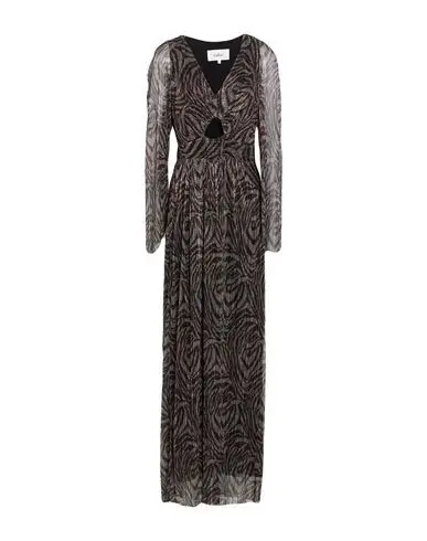 Ba&sh Maxi Dress Polyester Metallic Fiber