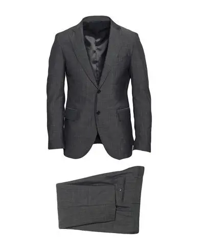 TOMBOLINI Suit Charcoal Size Cotton, Nylon - Grey