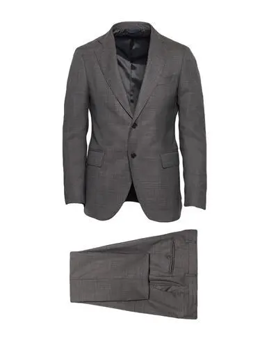 TOMBOLINI Suit Charcoal Size Wool - Grey