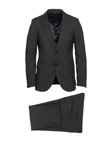TOMBOLINI Suit Charcoal Size Wool - Grey