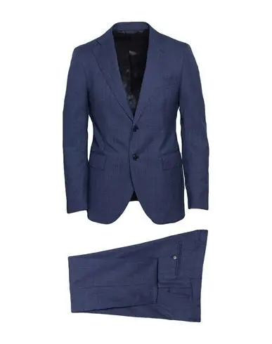 TOMBOLINI Suit Size Wool - Blue