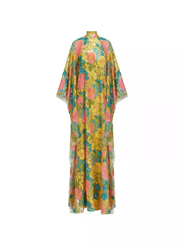 TALLER MARMO Grand Graham Floral Kaftan