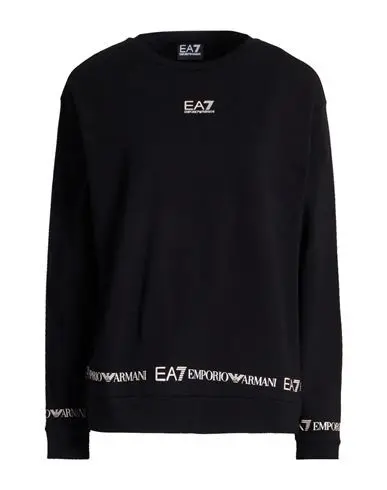 EA7 Crewneck Sweatshirt With Logo - Black