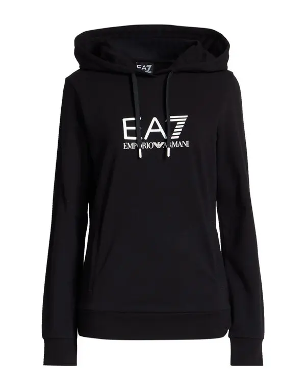 EA7 Cotton-blend Sweatshirt - Black