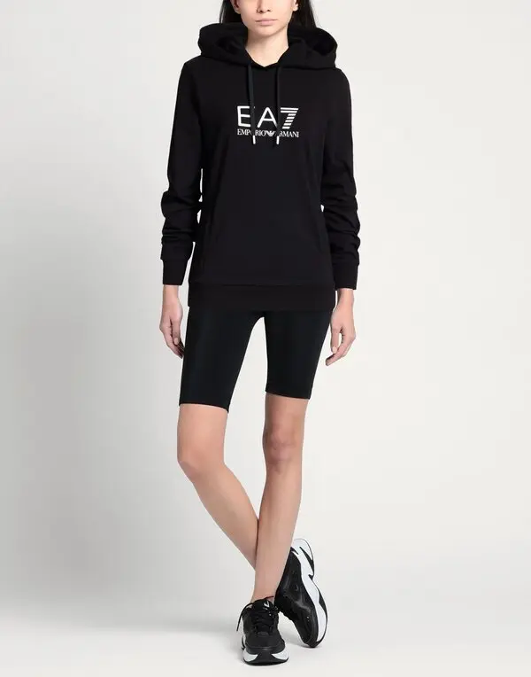 EA7 Cotton-blend Sweatshirt - Black