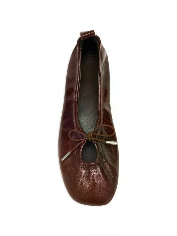 ALOHAS Rosalind Leather Ballet Flats - Brown