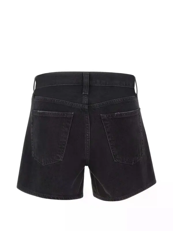 AGOLDE Five-pocket Denim Shorts - Black