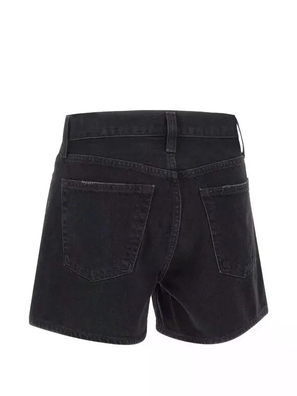 AGOLDE Five-pocket Denim Shorts - Black