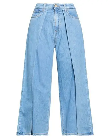 MANILA GRACE Wide-leg Cropped Jeans