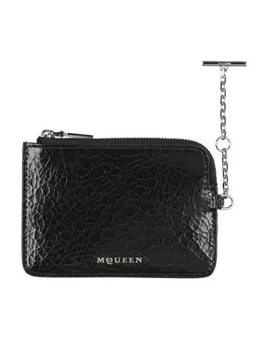 Alexander McQueen Pouch With Logo - Black