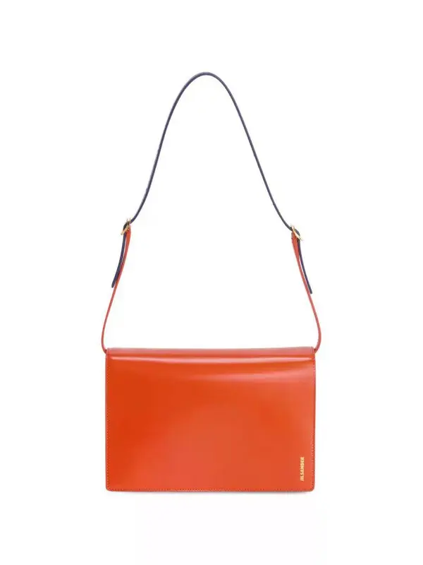 JIL SANDER Small File Shoulder Bag - Orange