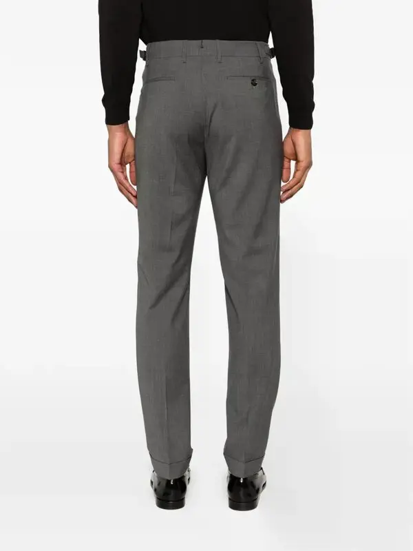 BERWICH Pleated Trousers - Grey