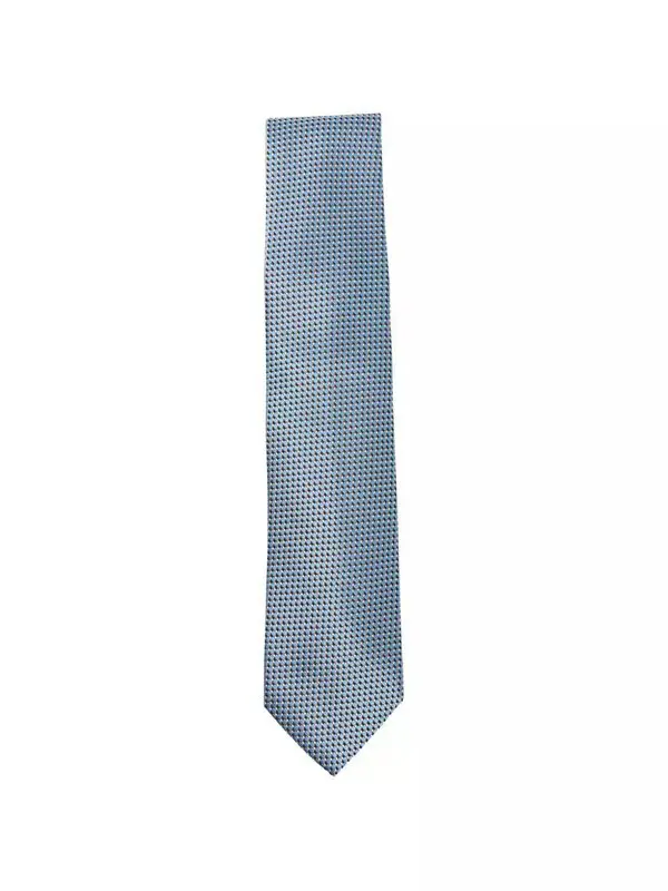 Brioni Patterned Neck Tie - Blue