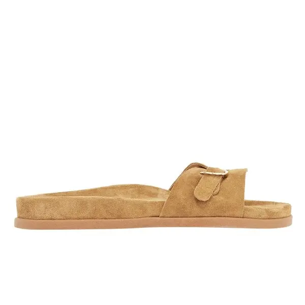 ANCIENT GREEK SANDALS Stoa Suede Sandals - Sahara